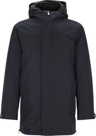 Corneliani Doudoune Longue - Homme - Manteaux - Bleu - Taille: 2XL