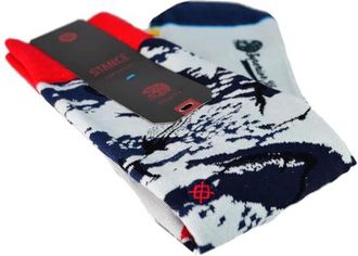 Stance Chaussettes Homme Bleu Men Socks Top Stitch Navy Angora Mil Camo