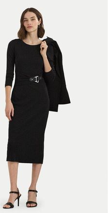 Lauren Ralph Lauren Kleid für den Alltag 250940596001 Schwarz Slim Fit