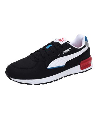 Puma Unisex Graviton Turnschuhe, Puma Black Puma White Mykonos Blue High Risk Red, 44.5 EU