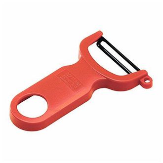 Kuhn Rikon 22060 Swiss Eplucheur Inox Rouge 10,7 x 6,7 x 1,3 cm
