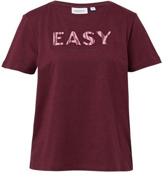 Comma Kurzarmshirt T-Shirt T-Shirt mit Artwork