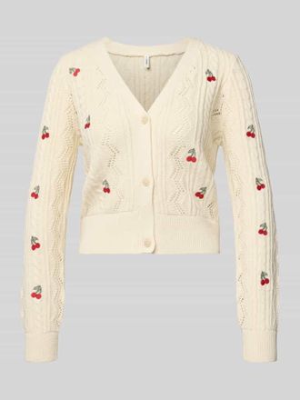 Only Regular Fit Strickjacke aus Baumwoll-Mix Modell BIRTIE