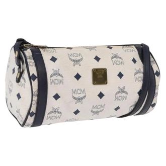 MCM Pre-owned Canvas Shoulder Bag - - Pre-owned - Damen - Wei&szlig; - ONE SIZE