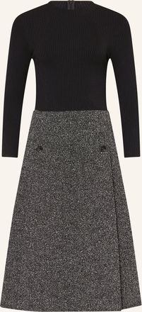 Ted Baker Kleid Ekaad Im Materialmix Mit 3/4-Arm schwarz