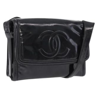 Chanel Pre-owned Vintage Enamel Shoulder Bag - - Pre-owned - Damen - Schwarzk - ONE SIZE