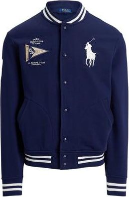 Polo Ralph Lauren Veste Varsity en coton m&eacute;lang&eacute;