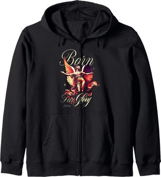 Trendy Apparel Angel Born for Glory No Saints Just Martyrs Kapuzenjacke