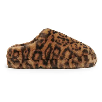 Apparis Chaussons Misha L&eacute;opard Fibres Recycl&eacute;es Apparis