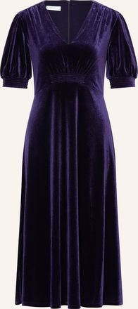 Hobb's Samtkleid Dormer blau