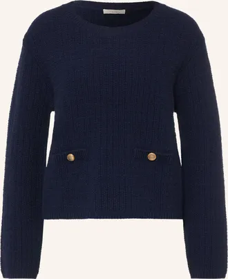 Lilienfels Lilienfels Pullover Mit Cashmere blau