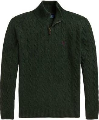 Polo Ralph Lauren Pull droit col camionneur en laine m&eacute;lang&eacute;e