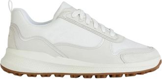 Geox Femme, Sport, Blanc, Taille: 37 EU Pg1X Low Top Baskets