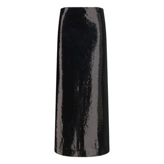 Toteme Jupe &agrave; sequins - Femme - Jupes - Noir - Taille: 40 FR