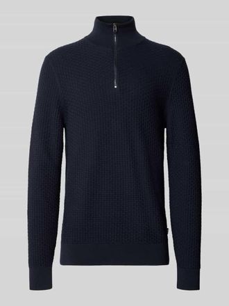 HUGO BOSS Regular Fit Troyer aus reiner Baumwolle Modell H-ULICIO