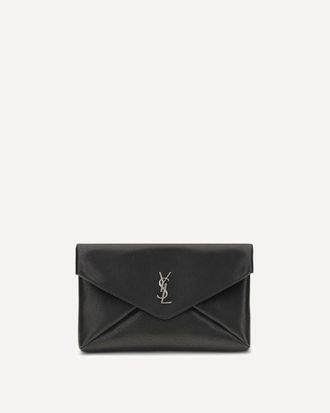 Saint Laurent Cassandre large envelope Clutch Bag Male UNI