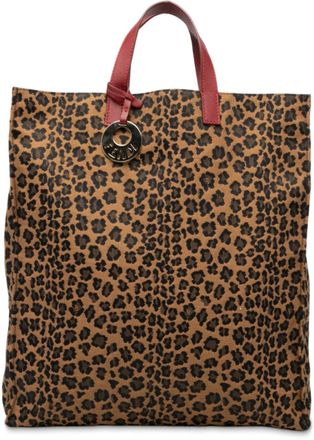 Fendi Shopper - Leopard Printed Canvas Shopping Tote - Gr. unisize - in Braun - f&uuml;r Damen