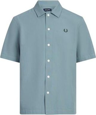 Fred Perry Chemise droite &agrave; manches courtes en coton