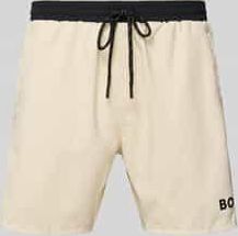 HUGO BOSS Badehose mit Paspelnaht in Kontrastfarbe Modell STARFISH