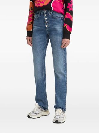 Karl Lagerfeld button front jeans - Blau