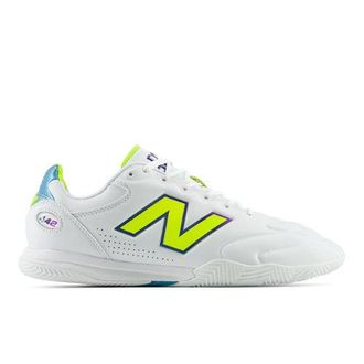 New Balance Unisexe 442 Elite IN V3 en Blanc/Vert, Synth&eacute;tique, Taille 44.5