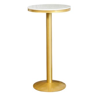 Generic Ergonomische Barhocker in 46/64/76 cm H&ouml;he, K&uuml;chenthekenstuhl aus Metall mit wei&szlig;em PU-Ledersitz, rutschfesten F&uuml;&szlig;en und nanogoldenem Gestell f&uuml;r den 