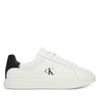 Calvin Klein Sneakers Calvin Klein Low Pro Cup Laceup Lth Moire HW0HW02845 Wei&szlig;