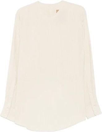 Uma Wang UMA Wang, Femme, Blouses et Chemises, Beige, Taille: 38 FR Tyler Top