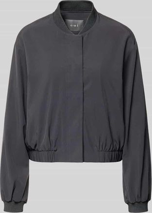 Oui Blouson mit verdeckter Knopfleiste