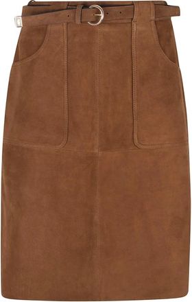Max Mara Femme, Jupes, Brun, Taille: 38 FR Msttennis Midi Skirt