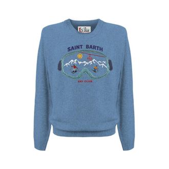 Saint Barth Heron - Homme - Pulls - Bleu - Taille: S