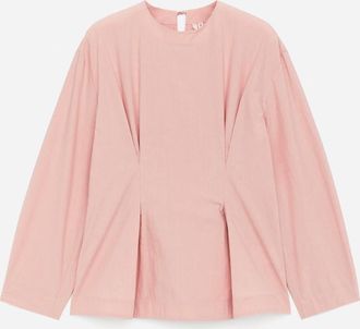 Arket Oberteil Mit Sch&ouml;&szlig;chen -Orange