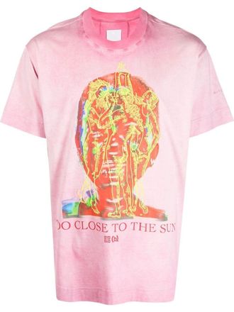 Givenchy x BSTROY t-shirt &agrave; imprim&eacute; graphique - Rose