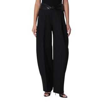 Andamane Weite Hosen - - Trousers - Damen - Schwarzk - XS