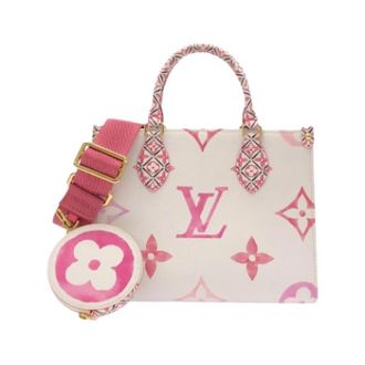 Louis Vuitton Pre-owned By The Onthego Monogram Flower Tile Coated Canvas Bag - - Pre-owned - Damen - Mehrfarbig - ONE SIZE
