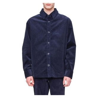 A.P.C. A.p.c., Homme, Chemises, Bleu, Taille: L Surchemise Bobby