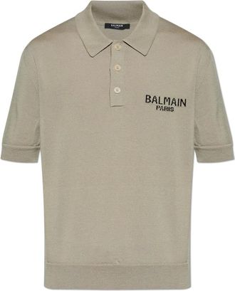 Balmain Homme, Pulls, Gris, Taille: XL Polo Col Roul&eacute; en Laine