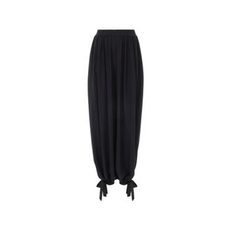 Chlo&eacute; Flie&szlig;ende Plisseehose - - Trousers - Damen - Schwarzk - S