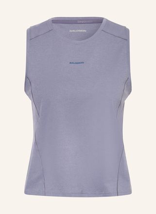 Salomon Top Trackline lila