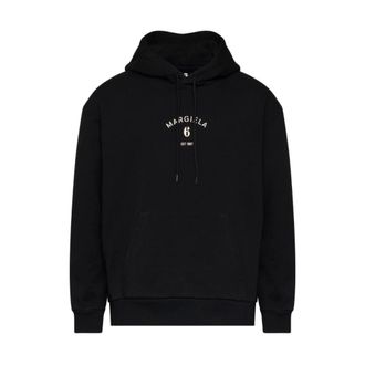Maison Margiela Kapuzenpullover mit Mannequin-Print - - Sweatshirts & Hoodies - Damen - Schwarzk - L