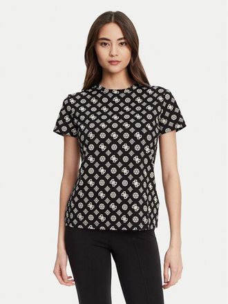 Guess T-Shirt V5YI04 I3Z14 Schwarz Regular Fit