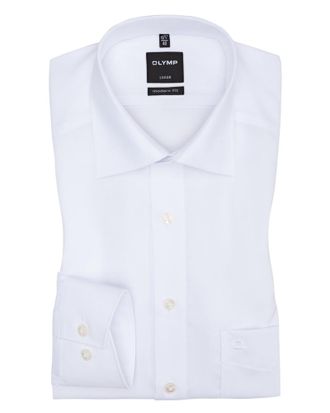 Olymp Luxor Modern Fit, unifarbenes Hemd, mit verk&uuml;rztem Arm in