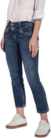 Street One Jean d&eacute;contract&eacute; pour Femme, Bleu fonc&eacute; d&eacute;lav&eacute;., 29W / 26L