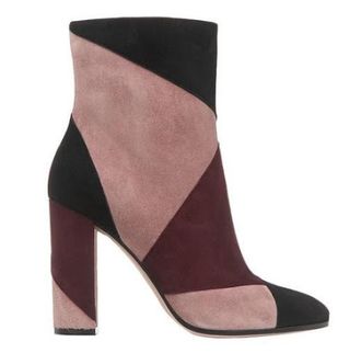 Gianvito Rossi Suede Patchwork Ankle Boots Size 36