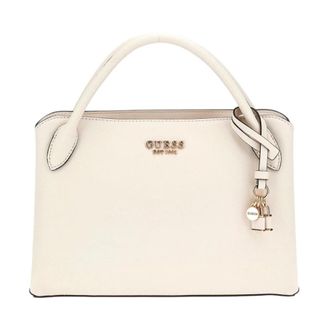 Guess Schultertasche mit gepr&auml;gtem Logo - - Bags - Damen - Beige - ONE SIZE