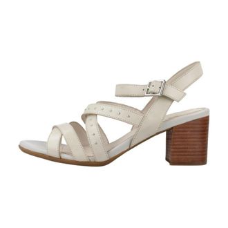 Stonefly Elegant Studded High Heel Sandalen - - Shoes - Damen - Beige - 39 EU