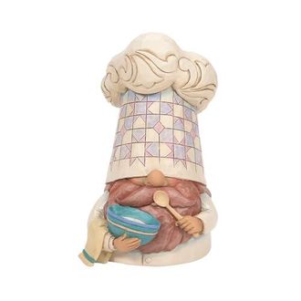 Enesco Jim Shore Heartwood Creek Figurine de Nain de Chef 4 Saisons Bon Appetit