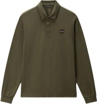 Napapijri Polo droit manches longues uni