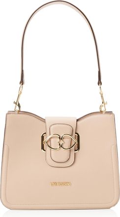 Love Moschino Damen Schultertasche, Nude