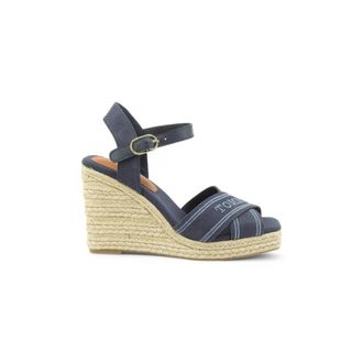 Tommy Hilfiger Espadrille-Sandalen mit Keilabsatz - - Shoes - Damen - Blau - 40 EU